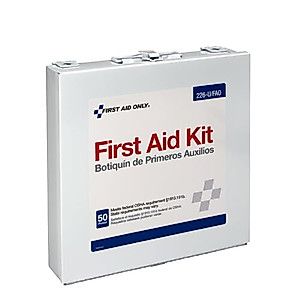 First Aid Only Bulk First Aid Kit, Metal Case