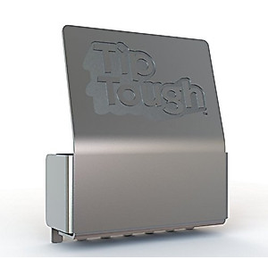 Tip Tough Finger Guard - Knife Protector for Safely Cutting, Chopping, Slicing in the Kitchen - Stainless Steel, Safe Cooking Tool for Hands - Ideal for Vegetables, Salads, Fruits (Large)