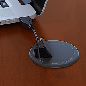 Bush Business Furniture Series C 72W Bowfront RH U-Station with 2-Drawer Lateral File