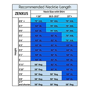 ZENXUS 70 inch XXL Long Neckties, Extra Long Ties for Big and Tall Men, Blue, Grey, Purple, 4-Pack
