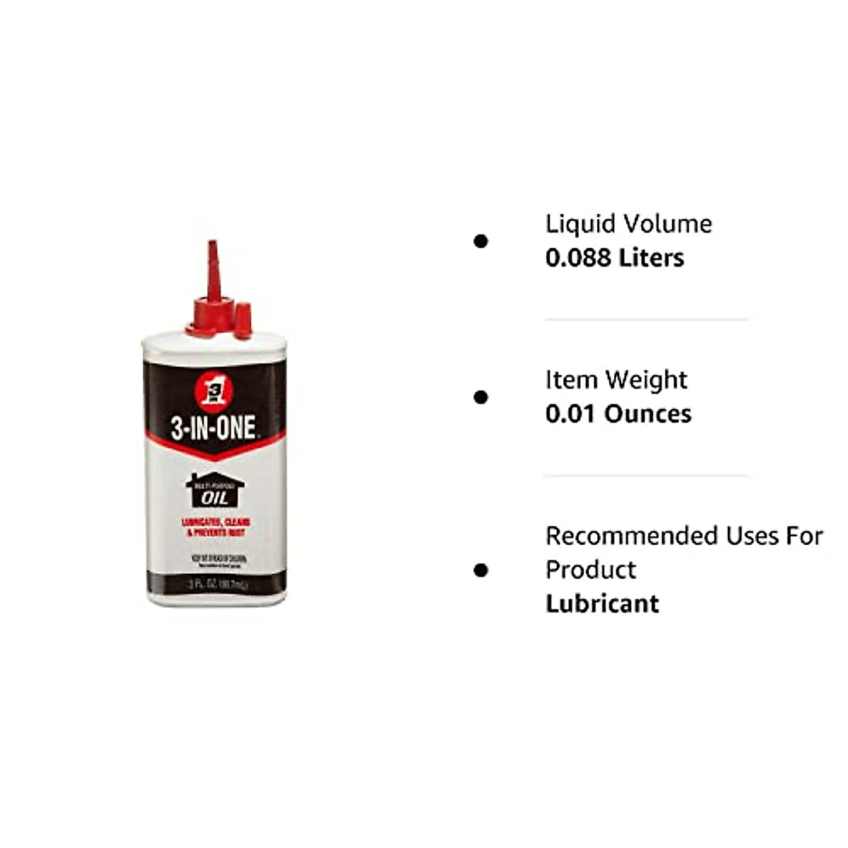 3-IN-ONE Multi-Purpose Oil, 3 OZ (Pack of 2)