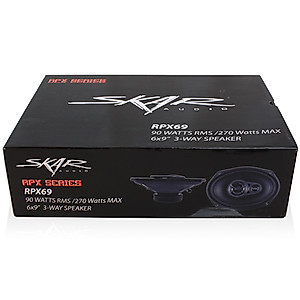 Skar Audio RPX69 6-Inch x 9-Inch 3-Way Coaxial Speakers - Pair