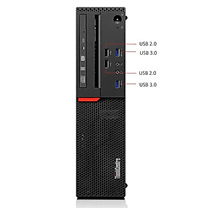 Lenovo ThinkCentre M700 SFF Gaming Desktop Computer i7 6700 up to 4.0GHz,32GB RAM New 1TB SSD, NVIDIA GT 1030 2GB,USB WiFi BT,DVD-RW,Wireless Keyboard & Mouse,Windows 10 Pro (Renewed)
