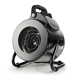 Electric Heater Fan,Portable Heater with Overheat Protection, Fast Heating,Small Garage Heater for Greenhouse, Grow Tent, Workplace