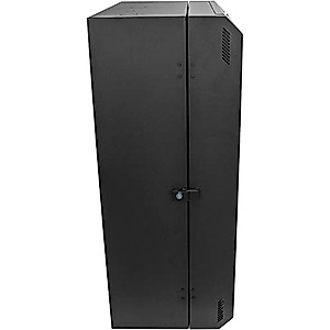 StarTech.com 8U 19" Vertical Wall Mount Server Rack Cabinet - Low Profile (15") - 30" Deep Locking Network Enclosure w/2U for Switch Patch Panel Router Mounting IT/Data Cabinet Assembled (RK830WALVS)