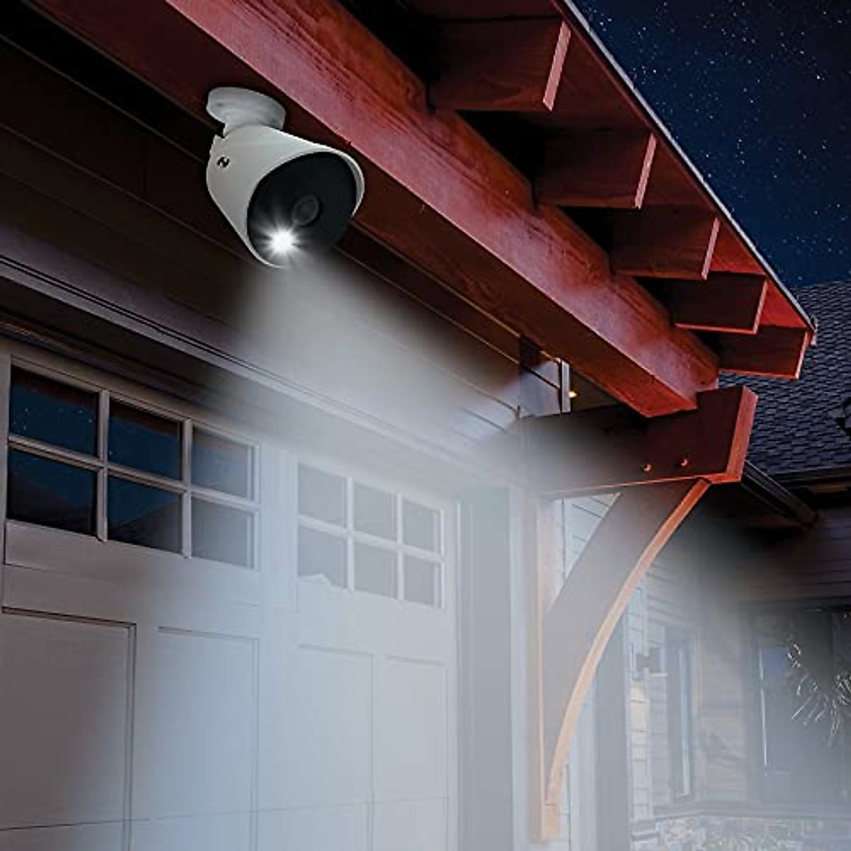 Night Owl Security 4K Ultra HD Wired System with Human Detection Technology, Built-in Motion-Activated Spotlights, 12 Channel , 1 TB HDD Storage, Vision