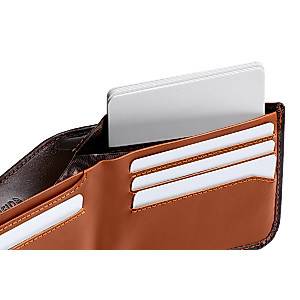 Bellroy Hide & Seek Wallet (Slim Leather Bifold Design, RFID Protected, Holds 5-12 Cards, Coin Pouch, Flat Note Section, Hidden Pocket) - Java