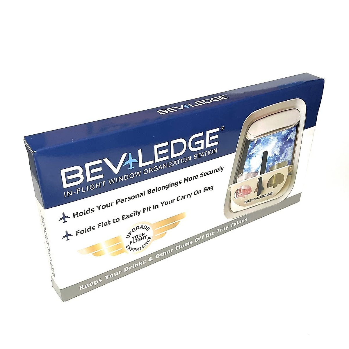 BEVLEDGE - Airplane window organization station - - One of the HOTTEST new travel accessories ! MAKES AN EXCELLENT GIFT FOR ANY TRAVELER!!