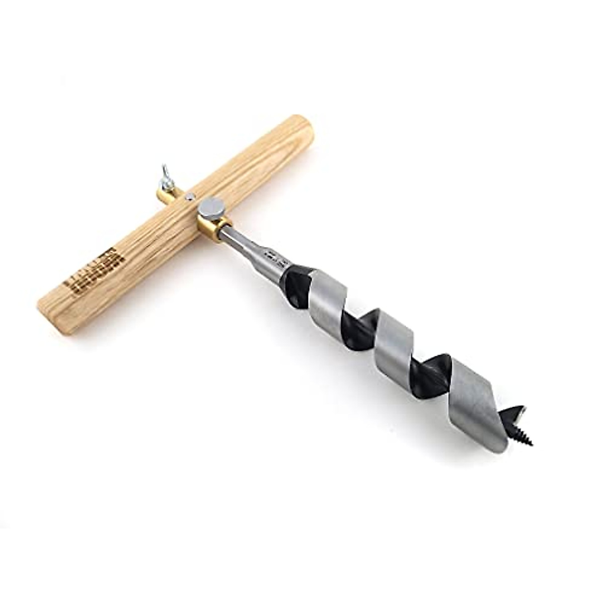 Woodowl BCH-Set 6-Piece Bushcraft Survival Auger Kit with T-Handle and 5 Auger Bits in Tool Roll