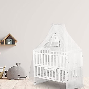 SH-RuiDu 1PC Crib Dome Net Baby Child Mosquito Net Newborn Foldable Mosquito Mesh Net