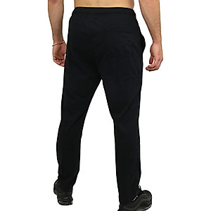 Nike NSW Club Pants Open Hem Jersey Black/White LG
