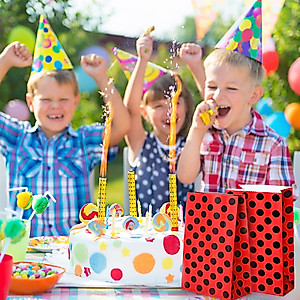 Gersoniel Ladybug Party Bags (28 Count) - Red Polka Dots, Sturdy Paper, Perfect for Birthday Party Favors or Daily Life