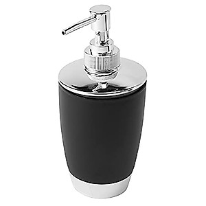 KVSERT 4Pcs/Set Bathroom Suit Set Bathing Accessories Includes Soap Box Cup Toothbrush Holder Soap Dispenser Soap Set Black