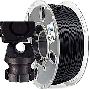 PRILINE Carbon Fiber Polycarbonate 1KG 1.75 3D Printer Filament, 1kg 1.75 mm,Black