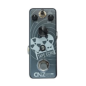 CNZ Audio Tape Echo Guitar Effects Delay Pedal, True Bypass