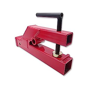 WeiSen Clamp On 2" Trailer Receiver Hitch Quick Release Compatible with Deere Bobcat Tractor Bucket Skid Steer