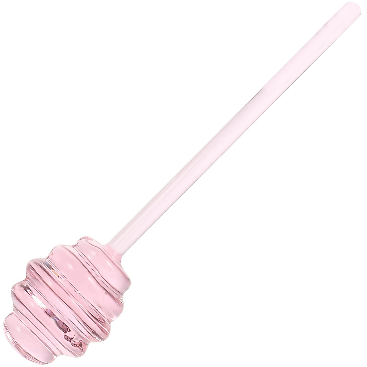 BESTonZON Honey Stirrer Honey Jar Dipper Honey Dipper Syrup Dippers Coffee Honey Twirler Kitchen Stirring Rod Honey Stick Cocktail Stirrers Multi-function Stirring Stick Glass Mix Honeycomb