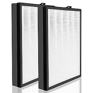 2-Pack Replacement HEPA 14 Filter Compatible For Puroair 400 Air Purifier, H14, 4-Stage Filtration Activated carbon