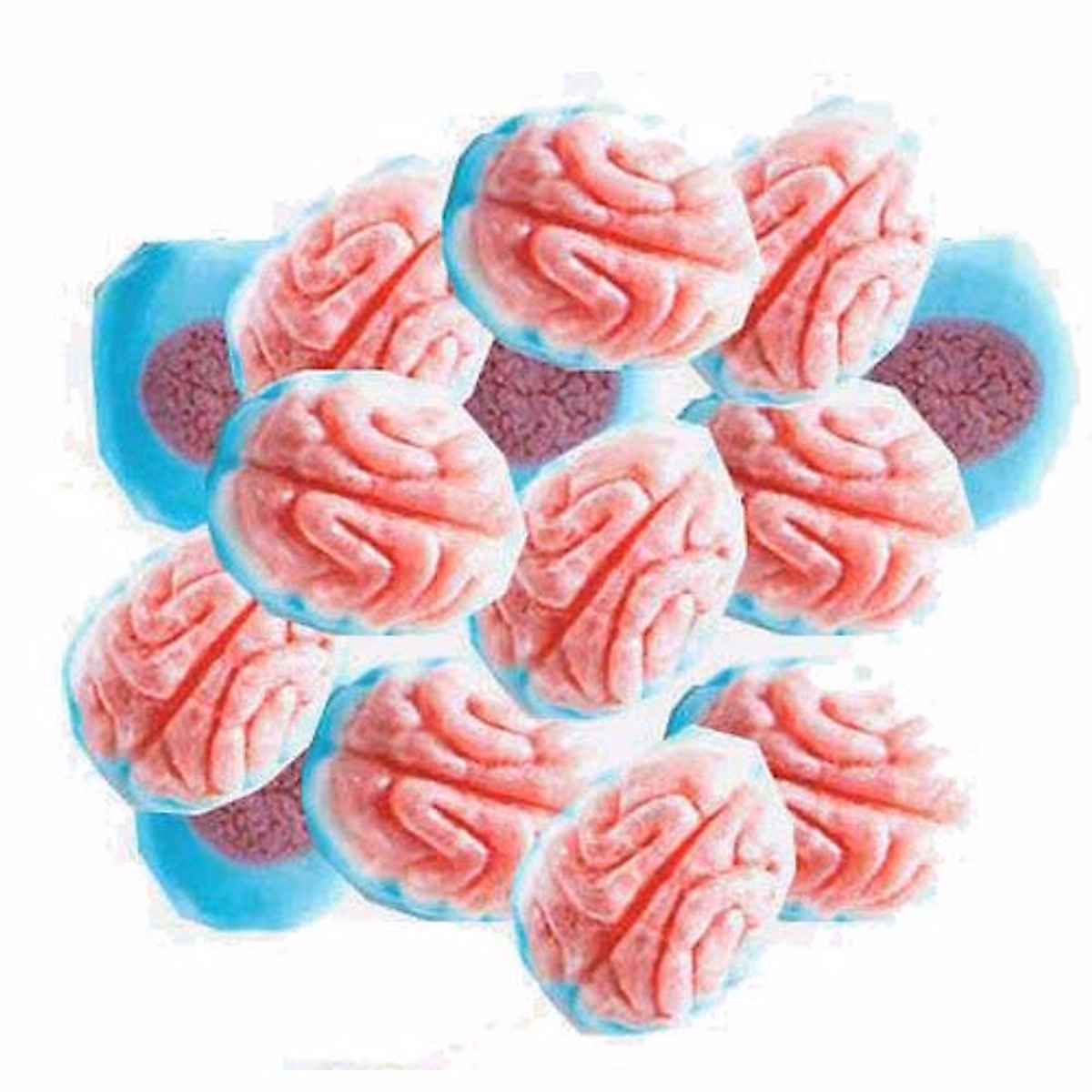 Jelly Filled Gummy Brains - 1KG Bag - Zombie Candy Party Favors
