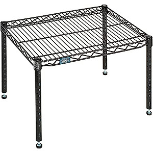 Nexel Black Epoxy Wire Dunnage Rack, 24"W x 18"D x 14"H