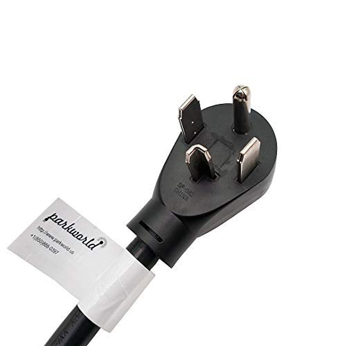 Parkworld NEMA 14-30 Splitter, 240V Splitter Dryer 14-30P Male Plug to (2) 14-30R Female Receptacle, Dryer 4-Prong 30 AMP 14-30 Dryer Y Adapter Cord (12FT)