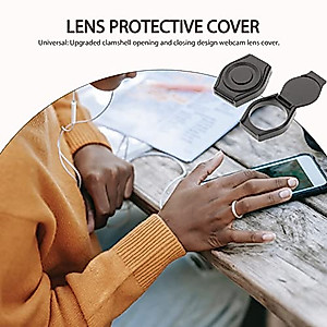 UKCOCO USB Camera Computers Laptops 5pcs Laptop Universal Practical Webcam Caps Covers Peep Blocker Plastic Privacy Tablet Anti Anti-peep Home Black for Camera Cover USB Camera