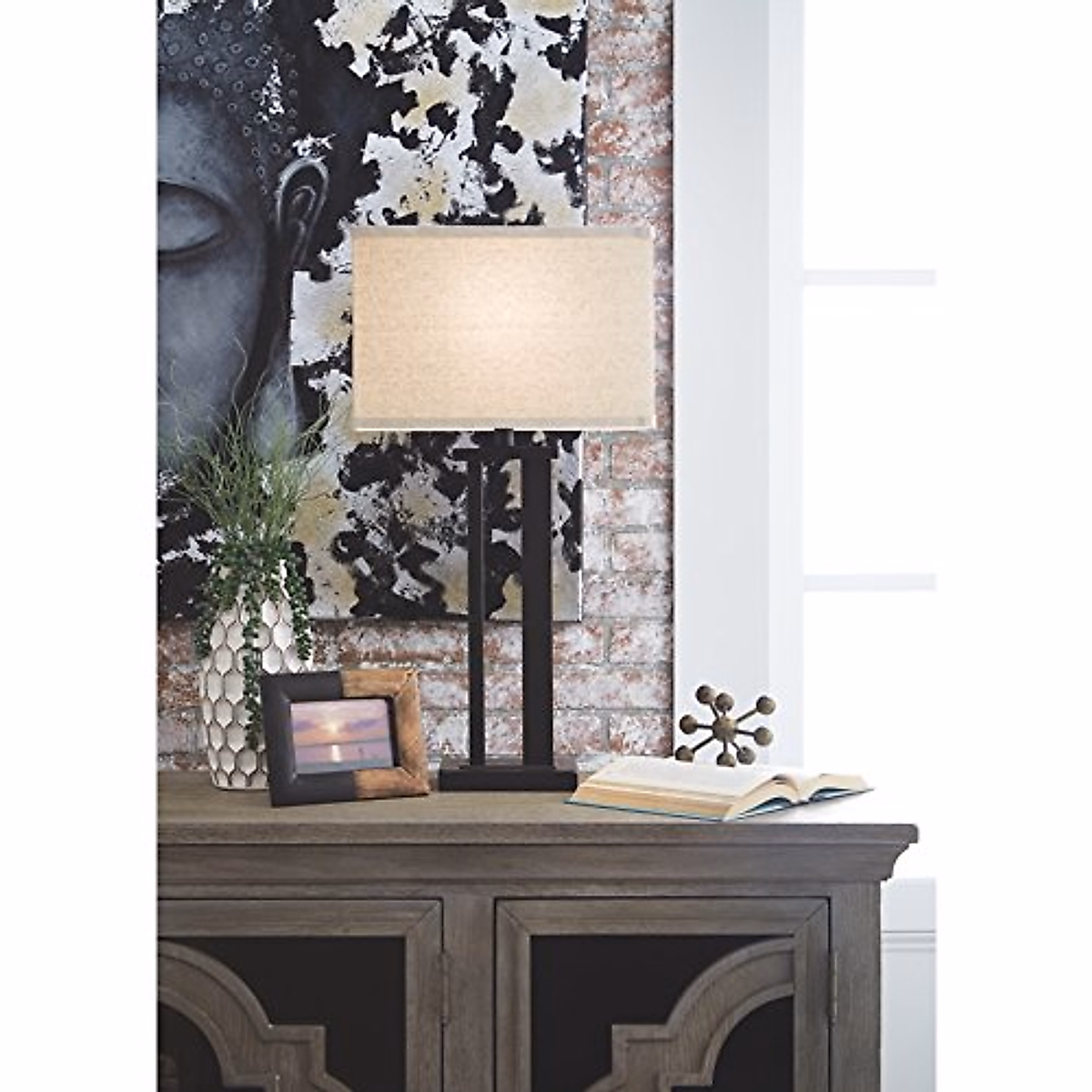 Signature Design by Ashley L204074 Aniela Metal Table Lamp (Set of 2), Bronze