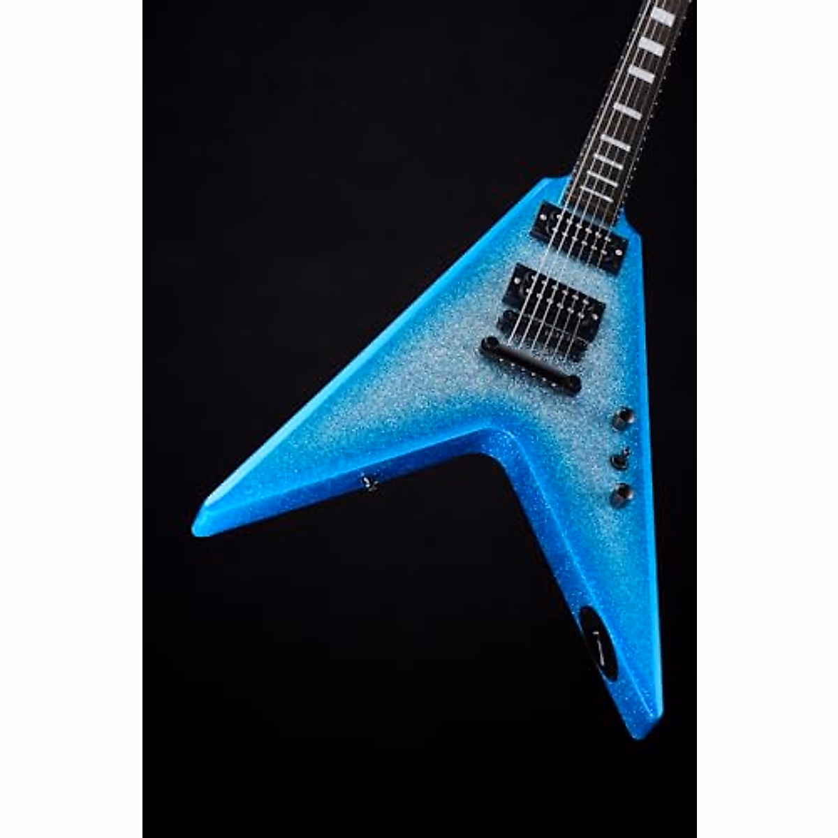 WestCreek CERBERUS Solid Body Electric Guitar, V Heavy Metal Guitar, Right Handed, Rounded End Frets, Bone Nut, Rosewood Fretboard, Mahogany Body