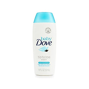 Baby Dove Body Wash Tip To Toe Sensitive Moisture 1.8 Oz Travel Size (Pack Of 3)