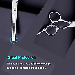 Hair Thinning Shears, Hair Cutting Scissors (6.7 Inches) with Fine Adjustable Tension Screw and 1 Piece Wipe Cloth