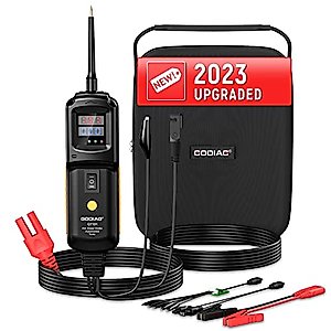 GODIAG GT101 Power Circuit Probe Tester, Auto Short Circuit, Relay Fuse / Voltage Tester, 6V 40V DC Auto Electrical System Test Tool Kit, Diode Resistance Check for Motorcycle Trucks