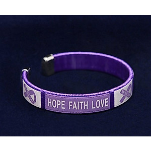 Fundraising For A Cause,Purple Ribbon Awareness Bracelets – Purple Ribbon Bracelets for Alzheimer’s, Epilepsy, Pancreatic Cancer, Lupus, Crohn’s Disease & Fundraising 01 Bracelet purple