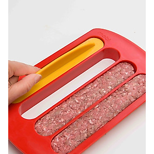 Mobi-The New Cool Way to Eat a Hamburger- Hot Dog Shaped Burger Mold