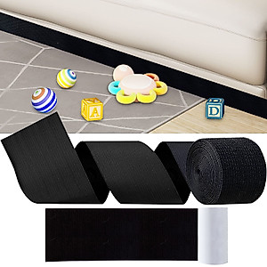 Under Couch Blocker Under Bed Blocker 4IN Toy Blockers for Furniture Bed Bumpers with Strong Adhesive, Stop Things Going Under Sofa Couch or Bed, Easy to Install