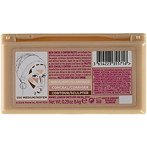 Rimmel Insta Flawless Insta Conceal and Contour Palette, Medium, 0.25 Ounce