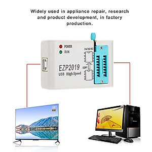 EZP2019 High Speed USB SPI Programmer with 4 Tested Base Support for Block 24 EEPROM, for 25 Flash 93 EEPROM, etc.