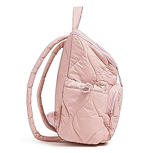 Vera Bradley Women's Featherweight Backpack Bookbag, Rose Quartz, One Size
