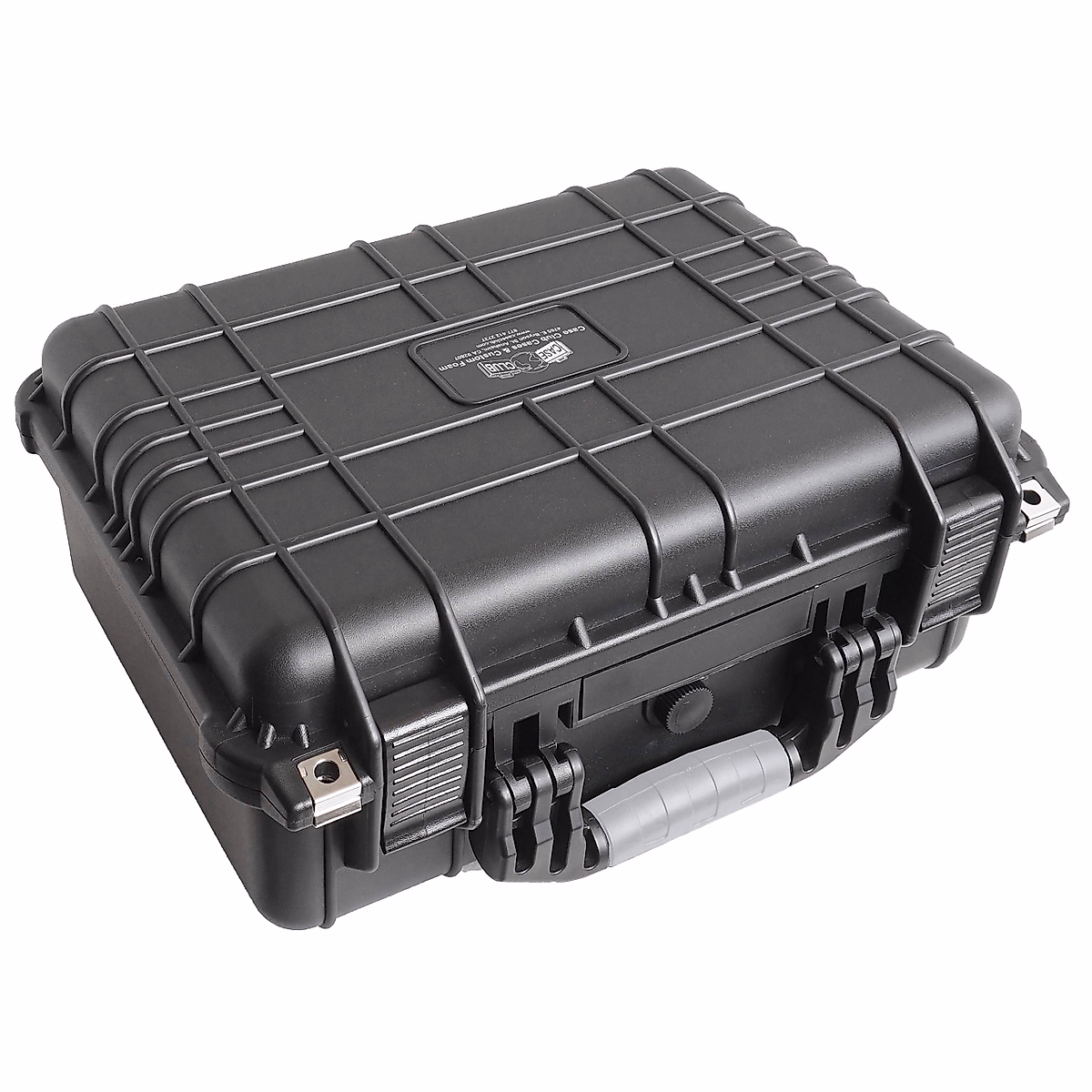 Case Club 4 Pistol and 16 Magazine Pre-Cut Heavy Duty Waterproof Case with Included Silica Gel Canister to Help Prevent Gun Rust (Lighted)