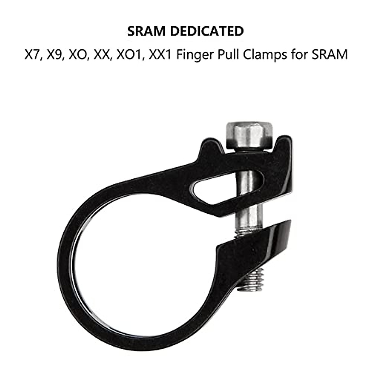 2 Pcs Aluminum Bicycle Shift Clip | Road Bikes Toggles Adapter Gear Holder for Bikers, Rider Men | Aluminum Alloy Front Gear Adapter Clips for MTB Road Bike