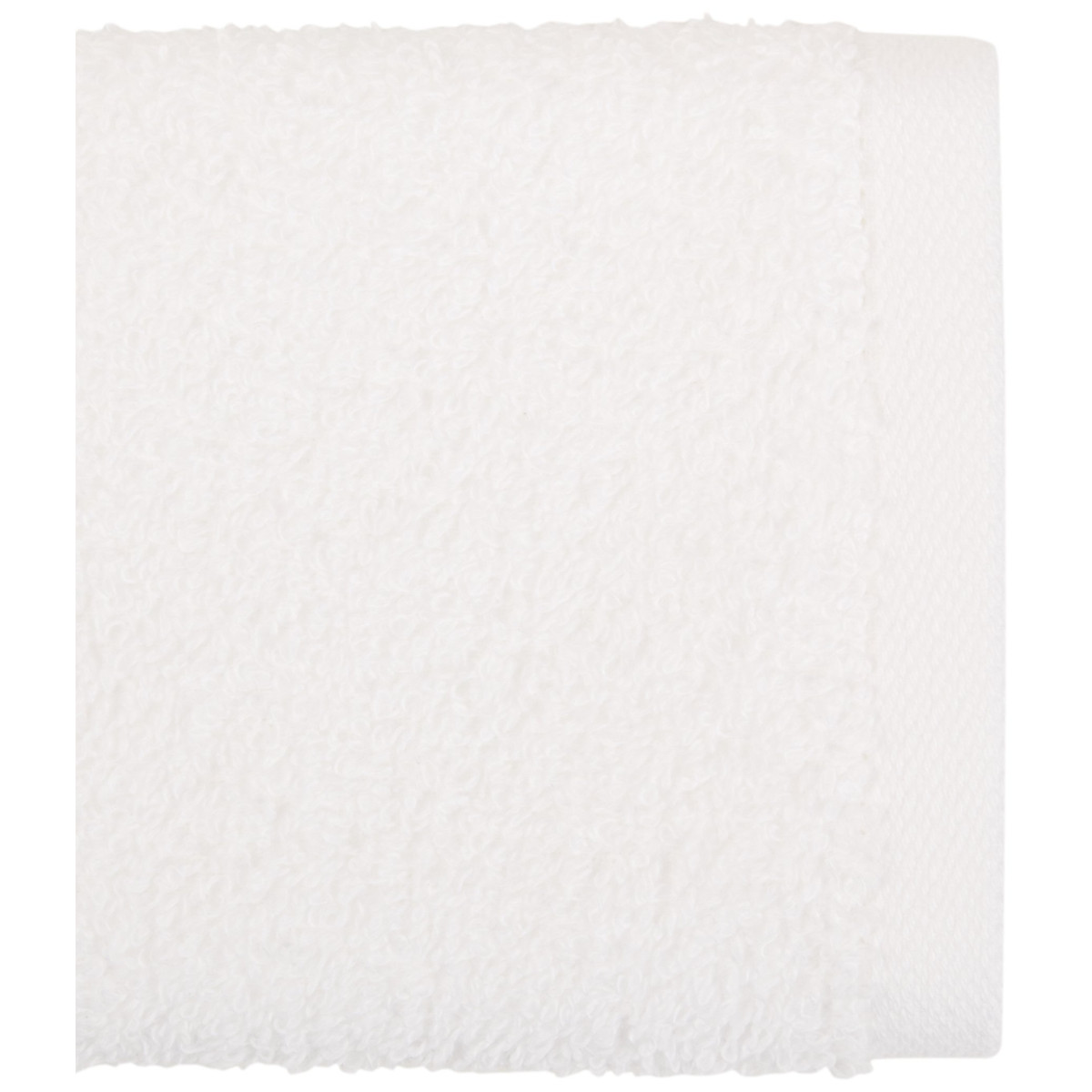 Amazon Basics Fast Drying, Extra Absorbent, Terry Cotton Washcloths - Pack of 60, White, 12 x 12-Inch