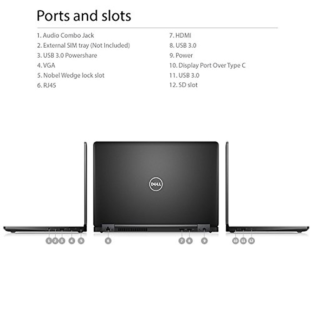 Dell Latitude 15 5000 Series 5580 15.6" Full HD Laptop - 7th Gen Intel Core i5-7300U Processor up to 3.50 GHz, 32GB Memory, 1TB M.2 SSD, Intel HD Graphics 620, Windows 10 Pro (Certified Refurbished)