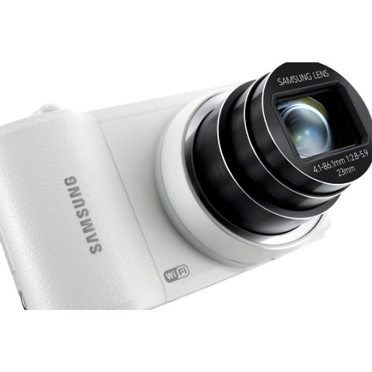 Samsung WB800F 16.3MP CMOS Smart WiFi Digital Camera with 21x Optical Zoom, 3.0" Touch Screen LCD and 1080p HD Video (White) (Discontinued by Manufacturer)