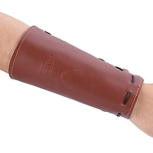 Hoseten Archery Armguard, Arm Guards for Archery Leather Bracers Leather Arm Guards, for Adolescent for Children Protective Gear
