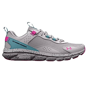 Under Armour Women's Charged Verssert Speckle, (106) Halo Gray/Still Water/Black, 8.5, US