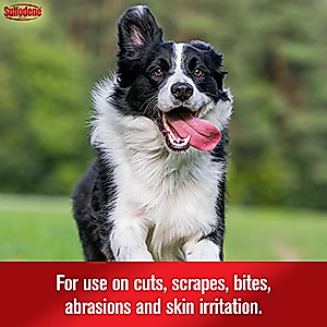 Sulfodene Dog Wound Care Ointment, Relieves Pain & Prevents Infection For Dog Cuts, Scrapes, Bites and Injuries, 2 Ounce