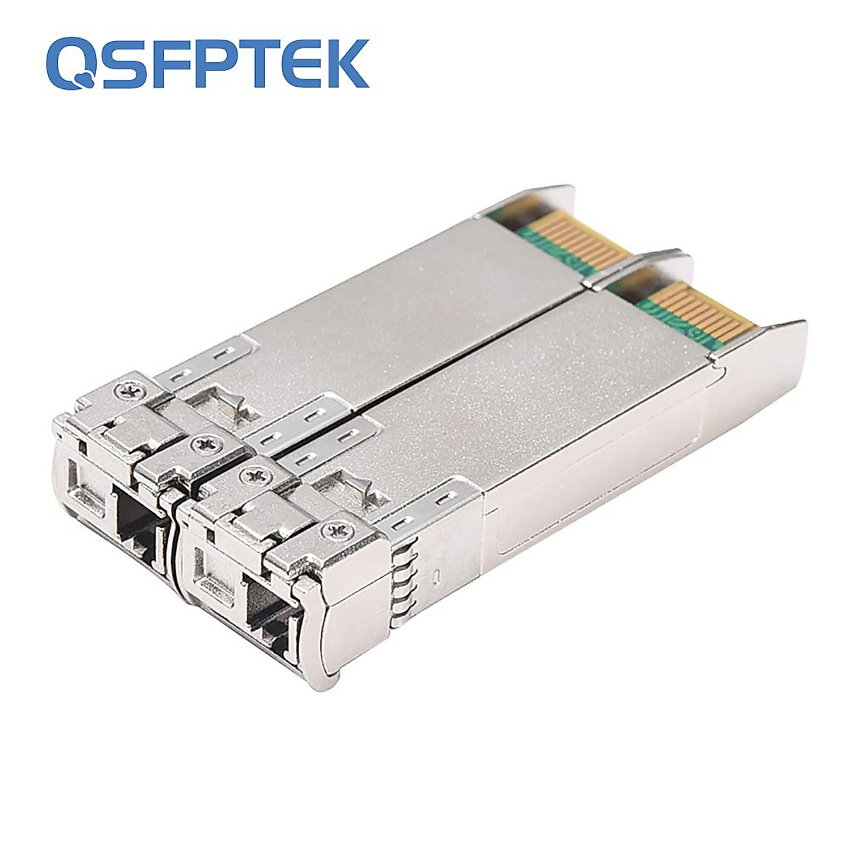 1 Pair 10G SFP+ Bidi Transceivers, 10gbe SFP LC Single-Mode Module, Bi-Directional Mini gbic for Cisco SFP-10G-BXD-I (1330nm-TX/1270nm-RX) / SFP-10G-BXU-I (1270nm-TX/1330nm-RX),10KM, with DDM