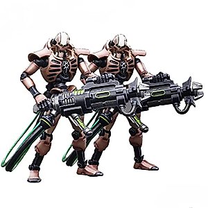 JoyToy 1/18 Warhammer 40,000 Necrons Szarekhan Dynasty lmmortal with Tesla Carbine(Set of 2 Figures)