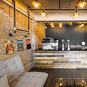 INTELLIMADE - Acrylic Vinyl Record Shelf, Wall Mount Album Record Holder, Plexiglass Floating Book Display, Easy Install Acrylic Vinyl Storage Rack for Studio and Homes. 12 inches, 6 - Pack