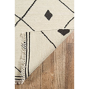 Erin Gates by Momeni Thompson Appleton Ivory Hand Woven Wool Area Rug 7'6" X 9'6"