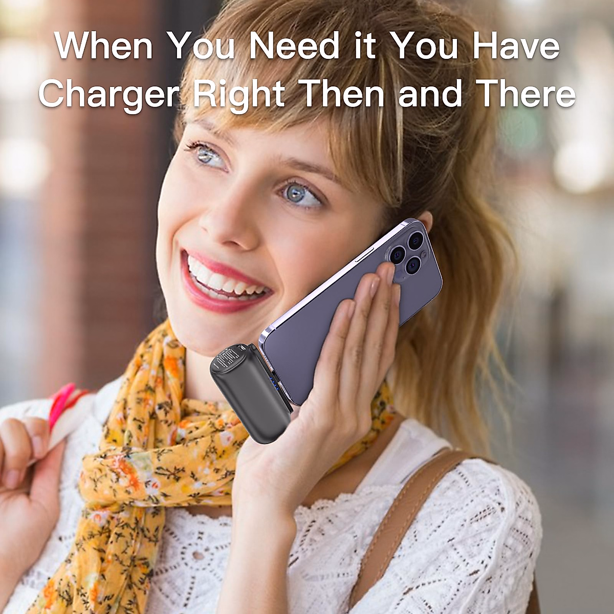 OHZHAO 2 Pack Portable Charger iPhone, Upgraded 5500mAh Power Bank for iPhone, 20W PD Fast Charging, Ultra-Compact Travel Portable Phone Charger, Battery Pack for iPhone 14/13/12/11/X/8/7 Series